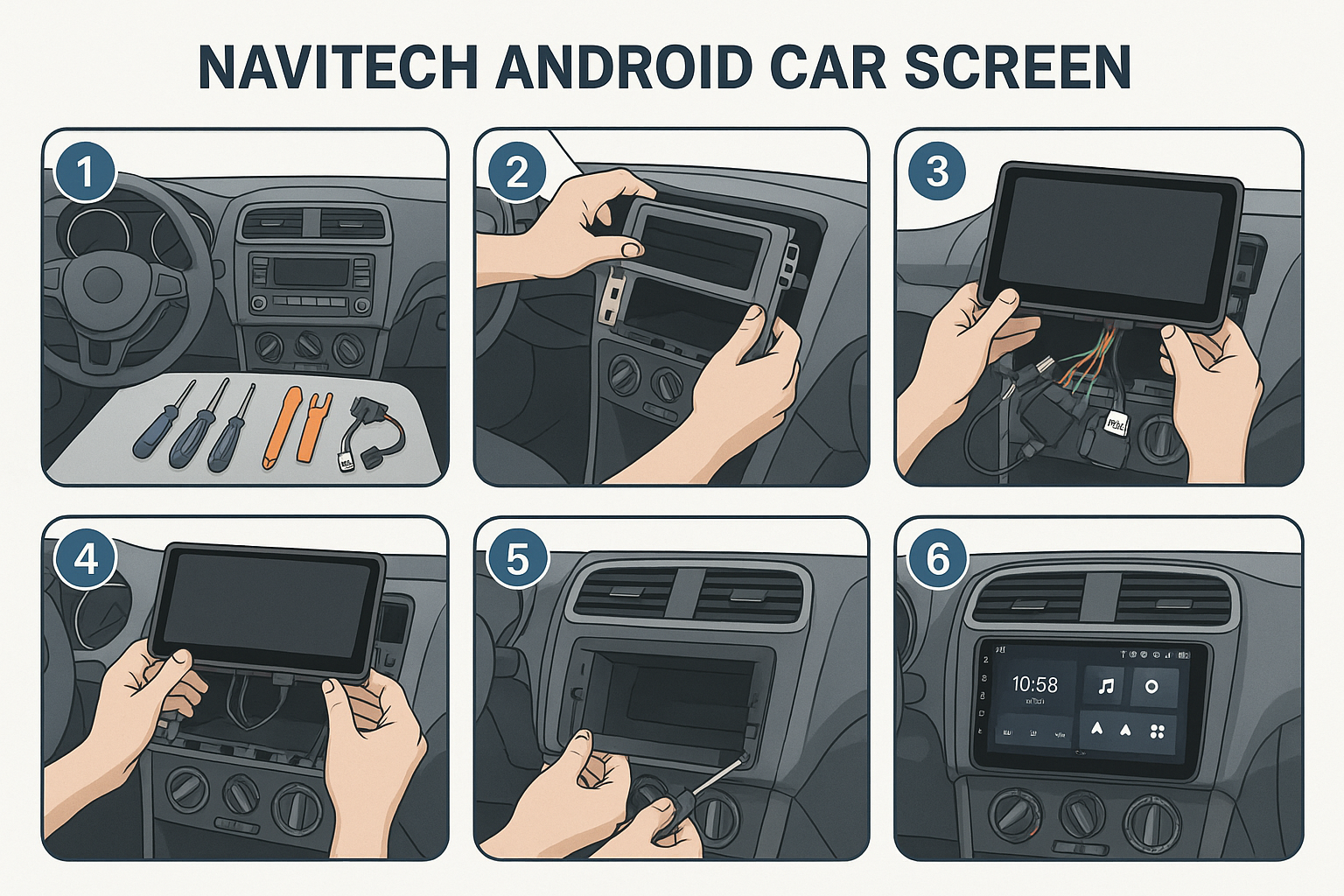 How to Install a Navitech Android Screen in Your Car (Step-by-Step ...