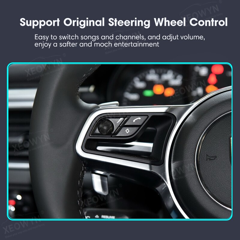 8.4inch Android 12 Auto Car Radio Player For Porsche Macan 2011-2018 M ...